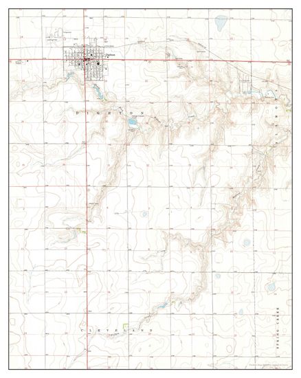Usa Timeless Maps Dighton Kansas Map Editorial Stock Photo - Stock ...