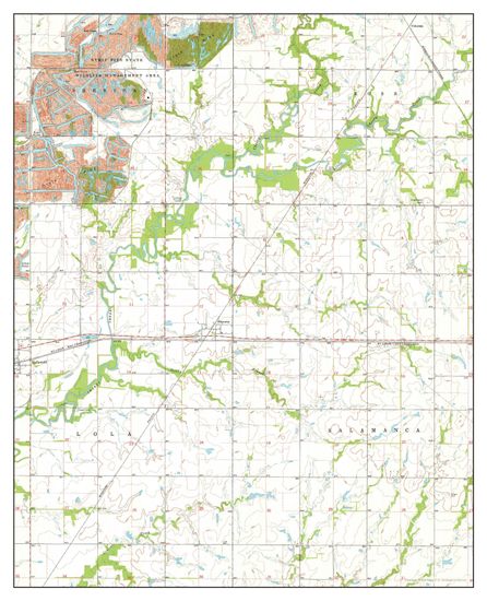 Usa Timeless Maps Hallowell Kansas Map Editorial Stock Photo - Stock ...