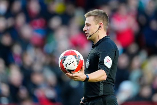 Referee Joshua Smith Ball Editorial Stock Photo - Stock Image ...