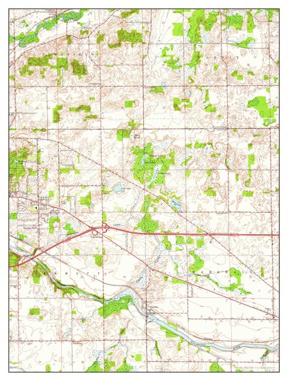 Usa Timeless Maps Ceresco Michigan Map Editorial Stock Photo - Stock ...