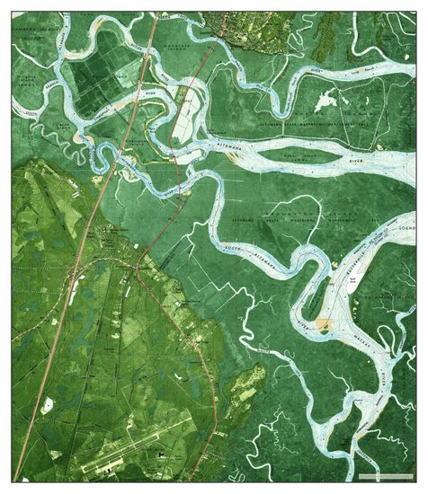Usa Timeless Maps Darien Georgia Map Editorial Stock Photo - Stock ...