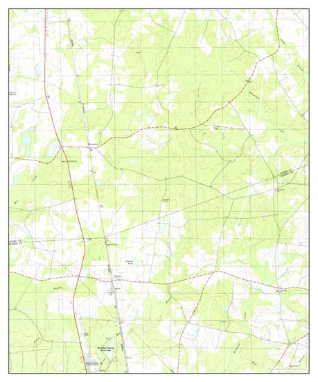 Usa Timeless Maps Perkins Georgia Map Editorial Stock Photo - Stock ...