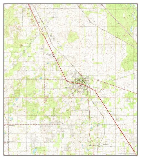 Usa Timeless Maps Belleview Florida Map Editorial Stock Photo - Stock ...