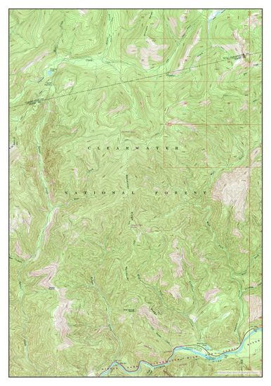 Usa Timeless Maps Cayuse Junction Idaho Editorial Stock Photo - Stock ...