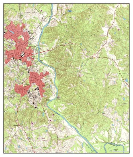 Usa Timeless Maps Milledgeville Georgia Map Editorial Stock Photo ...