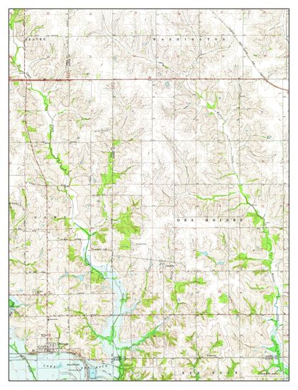 Usa Timeless Maps Runnells Iowa Map Editorial Stock Photo - Stock Image ...