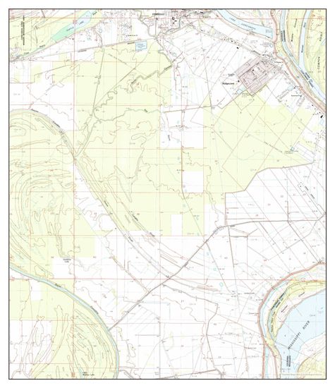 Usa Timeless Maps Ferriday South Louisiana Editorial Stock Photo ...