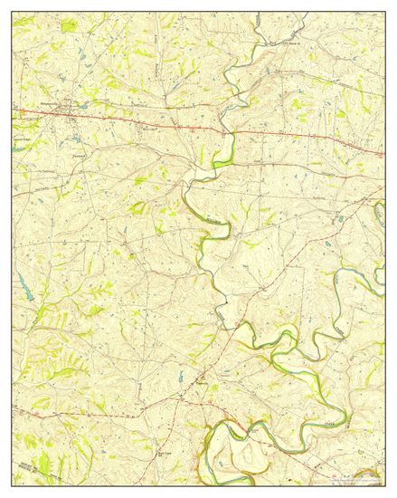 Usa Timeless Maps Simpsonville Kentucky Map Editorial Stock Photo ...
