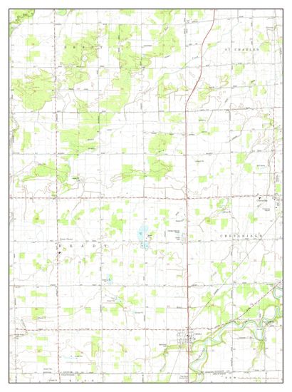 Usa Timeless Maps Chesaning West Michigan Editorial Stock Photo - Stock ...