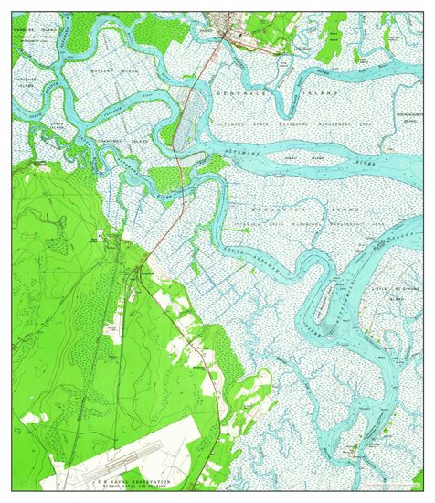 Usa Timeless Maps Darien Georgia Map Editorial Stock Photo - Stock ...