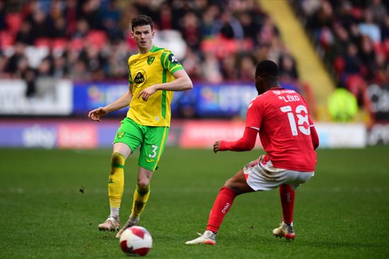 Sam Byram Norwich City Plays Pass Editorial Stock Photo - Stock Image ...