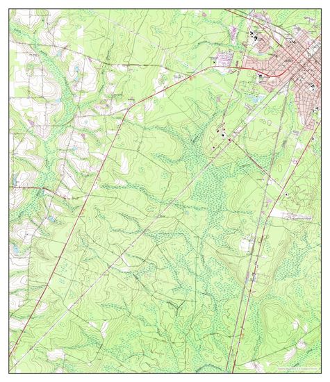 Usa Timeless Maps Jesup West Georgia Editorial Stock Photo - Stock ...