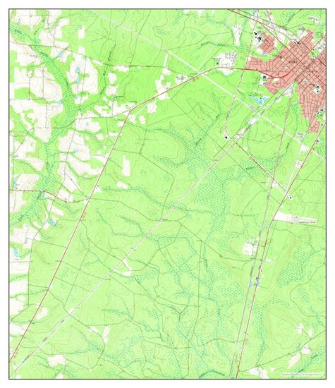 Usa Timeless Maps Jesup West Georgia Editorial Stock Photo - Stock ...