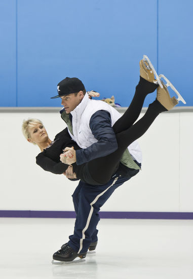 Vanilla Ice Dancing Partner Katie Stainsby Editorial Stock Photo ...