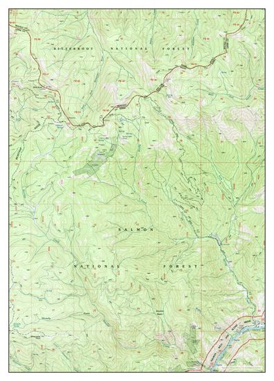Usa Timeless Maps Shoup Idaho Map Editorial Stock Photo - Stock Image ...