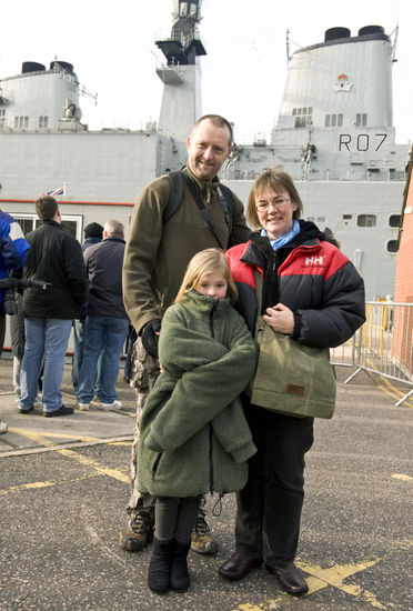 Visitors Martin Tracey Shenton Daughter Verity Editorial Stock Photo ...