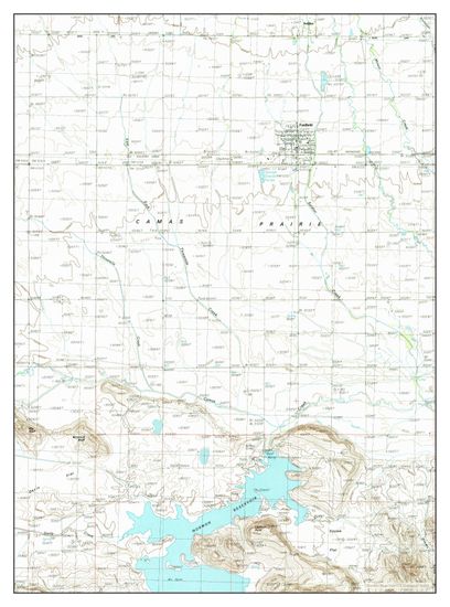 Usa Timeless Maps Fairfield Idaho Map Editorial Stock Photo - Stock ...