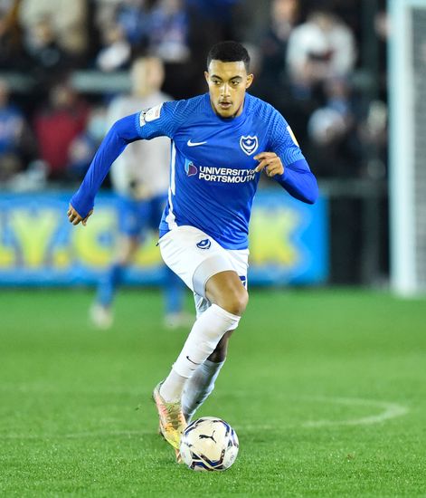 Miguel Azeez 27 Portsmouth On Attack Editorial Stock Photo - Stock ...