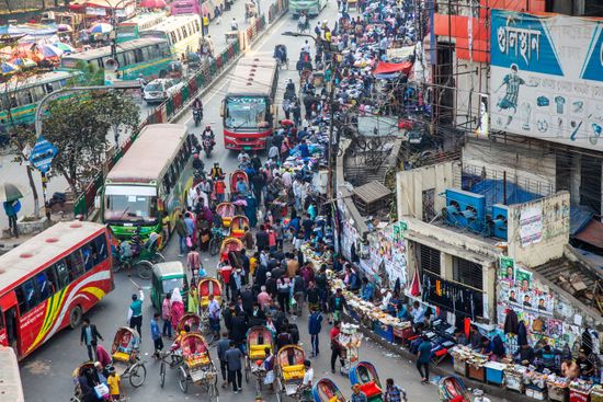 General View Makeshift Street Market People Editorial Stock Photo ...