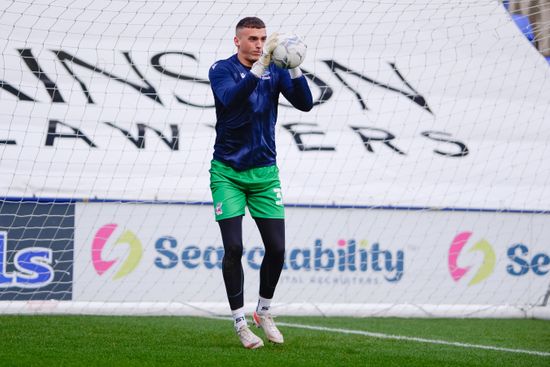 Scunthorpe United Tom Billson 31 Warming Editorial Stock Photo - Stock ...