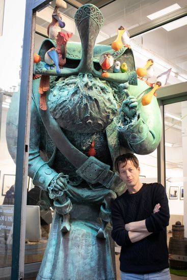 Pillot Exhibits On Walls Daniel Maghen Editorial Stock Photo - Stock ...
