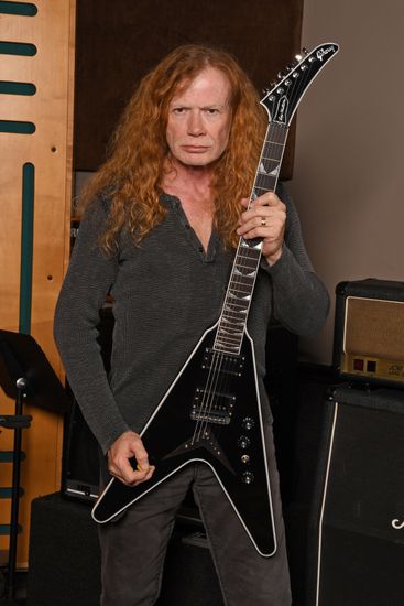 fotos de Dave Mustaine Megadeath Poses Portrait During - Foto de stock ...
