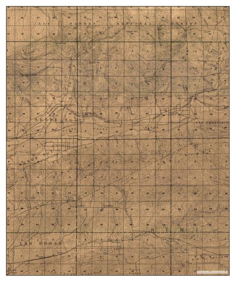Usa Timeless Maps Piru California Map Editorial Stock Photo - Stock ...