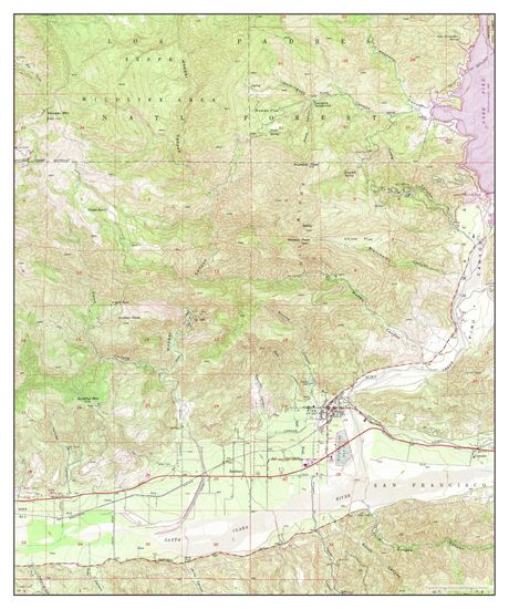 Usa Timeless Maps Piru California Map Editorial Stock Photo - Stock ...