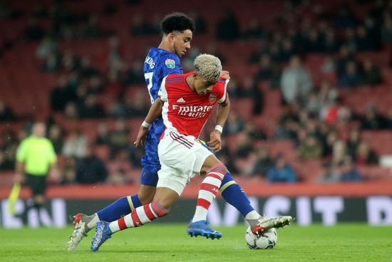 Josh Brooking Chelsea U21s Tackles Arsenals Editorial Stock Photo ...