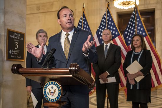 Us Sen Mike Lee Rut Speaks Editorial Stock Photo - Stock Image ...