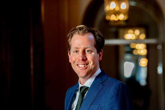Portrait Christophe Van Der Maat Secretary Editorial Stock Photo ...