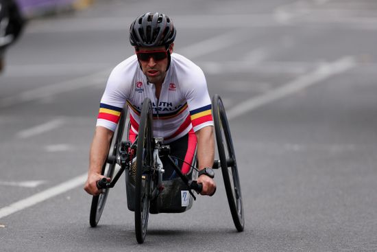 Sam Germein Rides During Paracycling Intellectually Editorial Stock ...