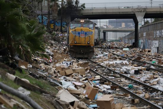Thousands Opened Packages Litter Train Tracks Editorial Stock Photo ...