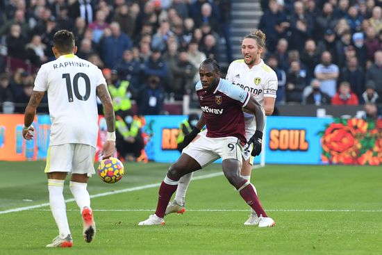Michail Antonio Luke Ayling Leeds United Editorial Stock Photo - Stock ...