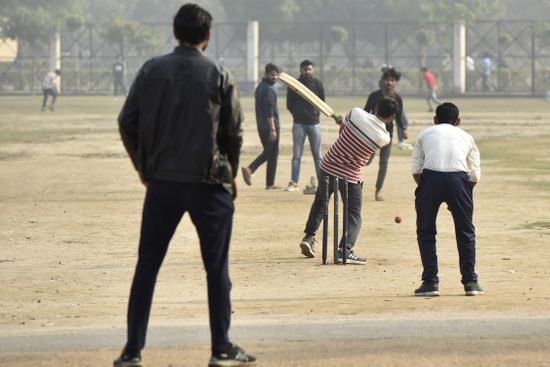 People Play Cricket During Sunny Hours Editorial Stock Photo - Stock ...