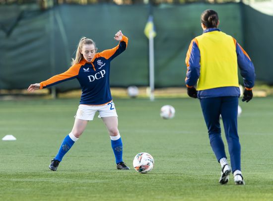 Rangers Womens Midfielder Kirsty Maclean Warms Editorial Stock Photo ...