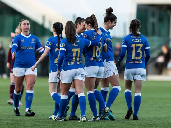 Rangers Womens Midfielder Chelsea Cornet Celebrates Editorial Stock ...