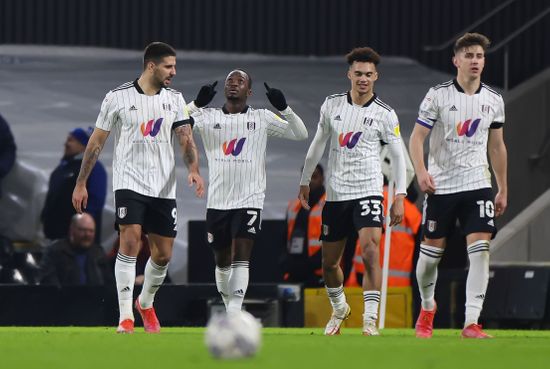 Neeskens Kebano Fulham Celebrates After Scoring Editorial Stock Photo ...