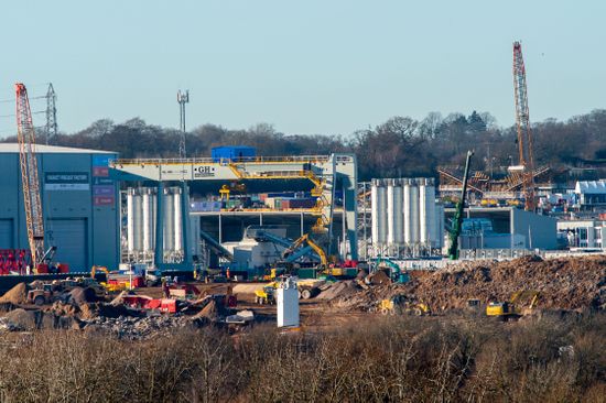 Hs2 South Portal Compound Where Entrance Editorial Stock Photo - Stock ...