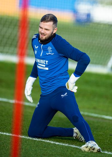 Rangers Goalkeeper Andy Firth Training Ahead Editorial Stock Photo ...