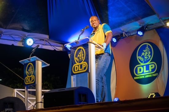 Member Barbados Democratic Labor Party Dlp Editorial Stock Photo ...