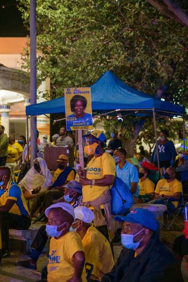 Followers Barbados Democratic Labor Party Dlp Editorial Stock Photo ...