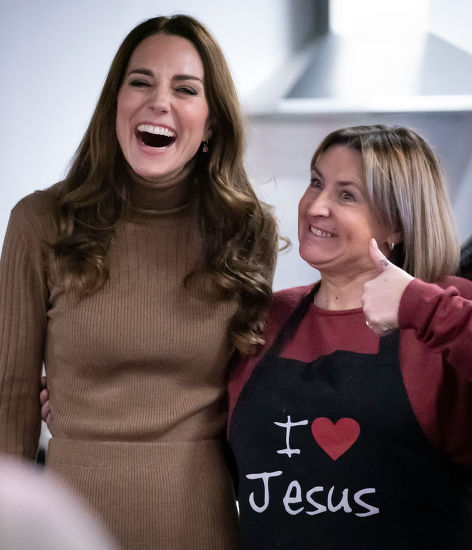 Catherine Duchess Cambridge Meets Joanne Fairhurst Editorial Stock ...
