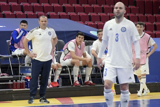 Groningen Kazakhstan Futsal Coach Kaka During Editorial Stock Photo ...