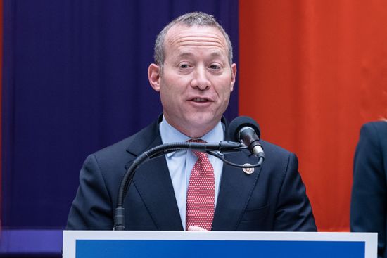 Congressman Josh Gottheimer Speaks During First Editorial Stock Photo ...
