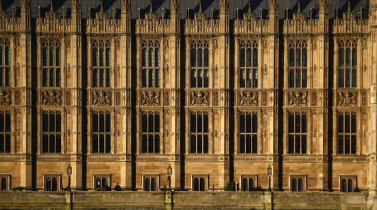 Windows Parliament London Britain 21 January Editorial Stock Photo ...