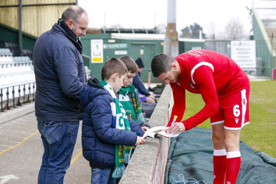 Ben Tozer Wrexham Signs His Autograph Editorial Stock Photo - Stock ...