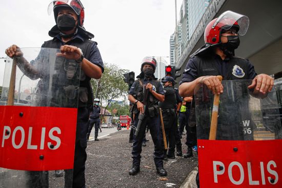 Light Strike Force Officers Royal Malaysian Editorial Stock Photo ...