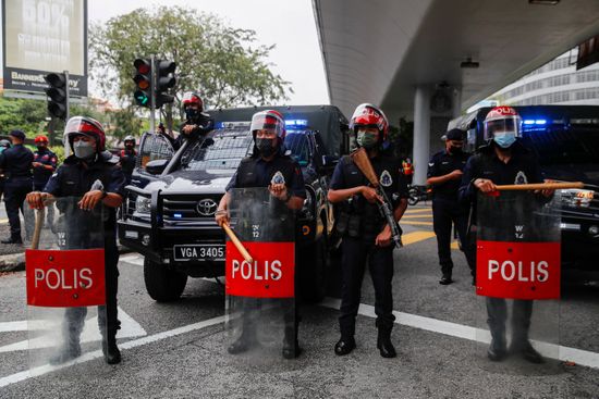 Light Strike Force Officers Royal Malaysian Editorial Stock Photo ...