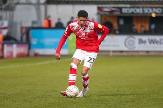 Crewe Alexandra Defender Travis Johnson 23 Editorial Stock Photo ...